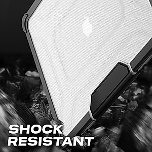 SEYMAC stock Case for MacBook Pro 16 inch 2024-2021 A3403 A3186 A2991 A2780 A2485, Shock-Absorbing Protection with Folding Stand &Mouse Pad/Bag Case for MacBook Pro 16'' M4/M3/M2/M1 (HardBlack)