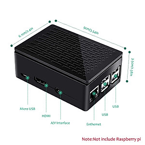 for Raspberry Pi 3B+ 3.5" TFT Touch Screen with Case, Touch Pen and Heat Sink, 320x480 Resolution LCD Display for Raspberry Pi 3 Model B, Pi 2 Model B & Pi Model B