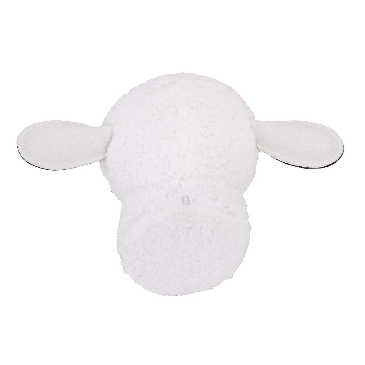 NoJo Little Love Plush Fleece White Sheep Head Wall Décor