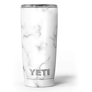 Design Skinz Slate Marble Surface V52 - Skin Decal Vinyl Wrap Kit Compatible with The Yeti Rambler Cooler Tumbler Cups