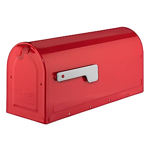 ARCHITECTURAL MAILBOXES 7600R MB1 Mailbox, Medium, Red