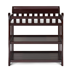 Delta Children Eclipse Changing Table with Changing Pad, Espresso Cherry