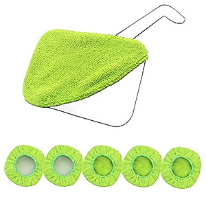 Product Image Xindell New Windshield Cleaner, Car Inside Window Cleaning Tool Microfiber Wand with Replaced Microfiber Cleaning Clothes(7 Pack)