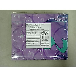 4 Pcs Mermaid Tablecloths, Rectangular Mermaid Table Covers, Disposable Mermaid Table Cloths for Parties Under the Sea Baby Shower Mermaid Birthday Decorations Mermaid Party Supplies, 51x86 Inch