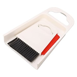 YOUTHINK Desktop Broom Set, Cafe Desktop Broom Set Bar Counter Brush Dry Wet Dual Use Brush pan Kit for Home Apartment Kitchen Coffee Shop