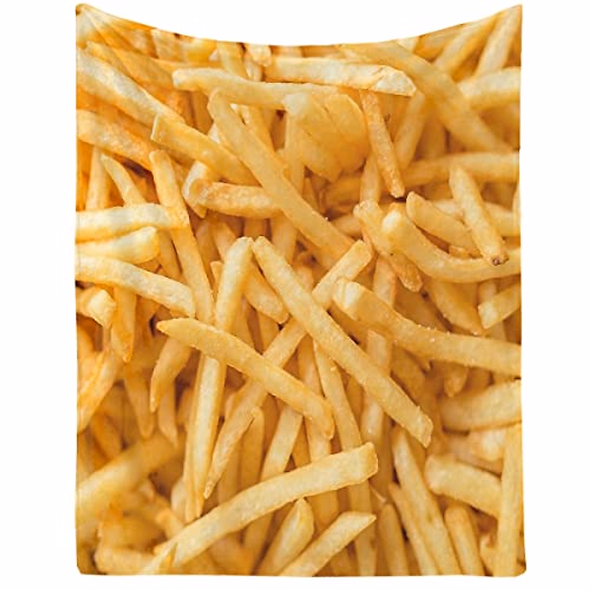 Blanket French Fries Fleece Lightweight Throws Gift for Birthday Christmas Soft Flannel Blankets for All Season Bed Sofa 40"x50"