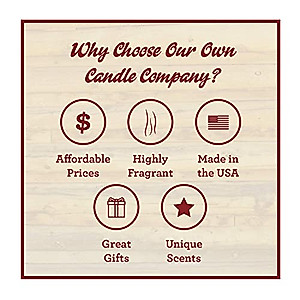 Blueberry Pie Scented Tin Candle, Up to 100 Hours of Burn Time with Specialty Blended Soy & Paraffin Wax | Our Own Candle Company, 13 Ounce