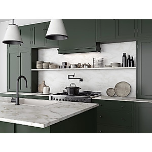 Braccia Series 24" Wall Mounted Pot Filler in Gunmetal Black | 24” Reach Spout Solid Brass Two Handle Dual Shut-Off Valve Double Joint Swing Arm Wall Mount Kitchen Folding Faucet | KF-AZ258GM