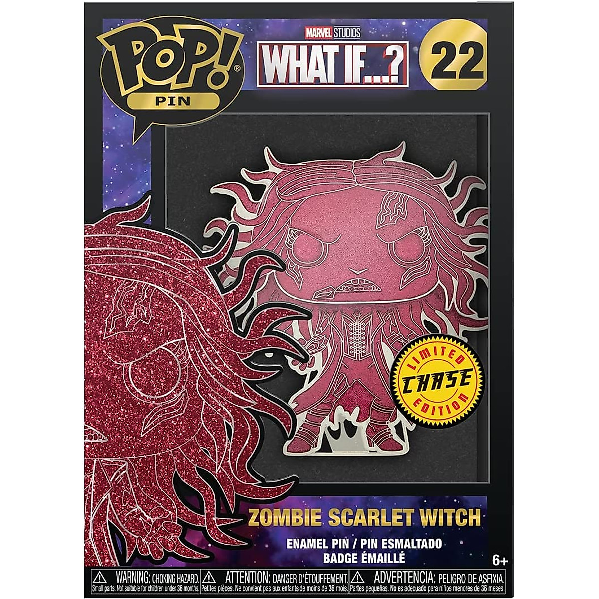 Funko Pop! Pin: Marvel - What If…?, Zombie Scarlet Witch with Chase (Styles May Vary)