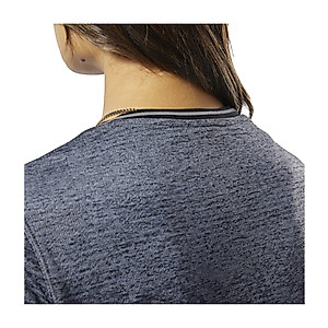 Reebok Womens OSR Knit Basic T-Shirt, Grey, XX-Small