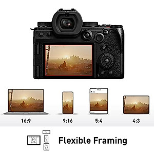 Panasonic LUMIX S5II Mirrorless Camera, 24.2MP Full Frame with Phase Hybrid AF, New Active I.S. Technology, Unlimited 4:2:2 10-bit Recording - DC-S5M2BODY