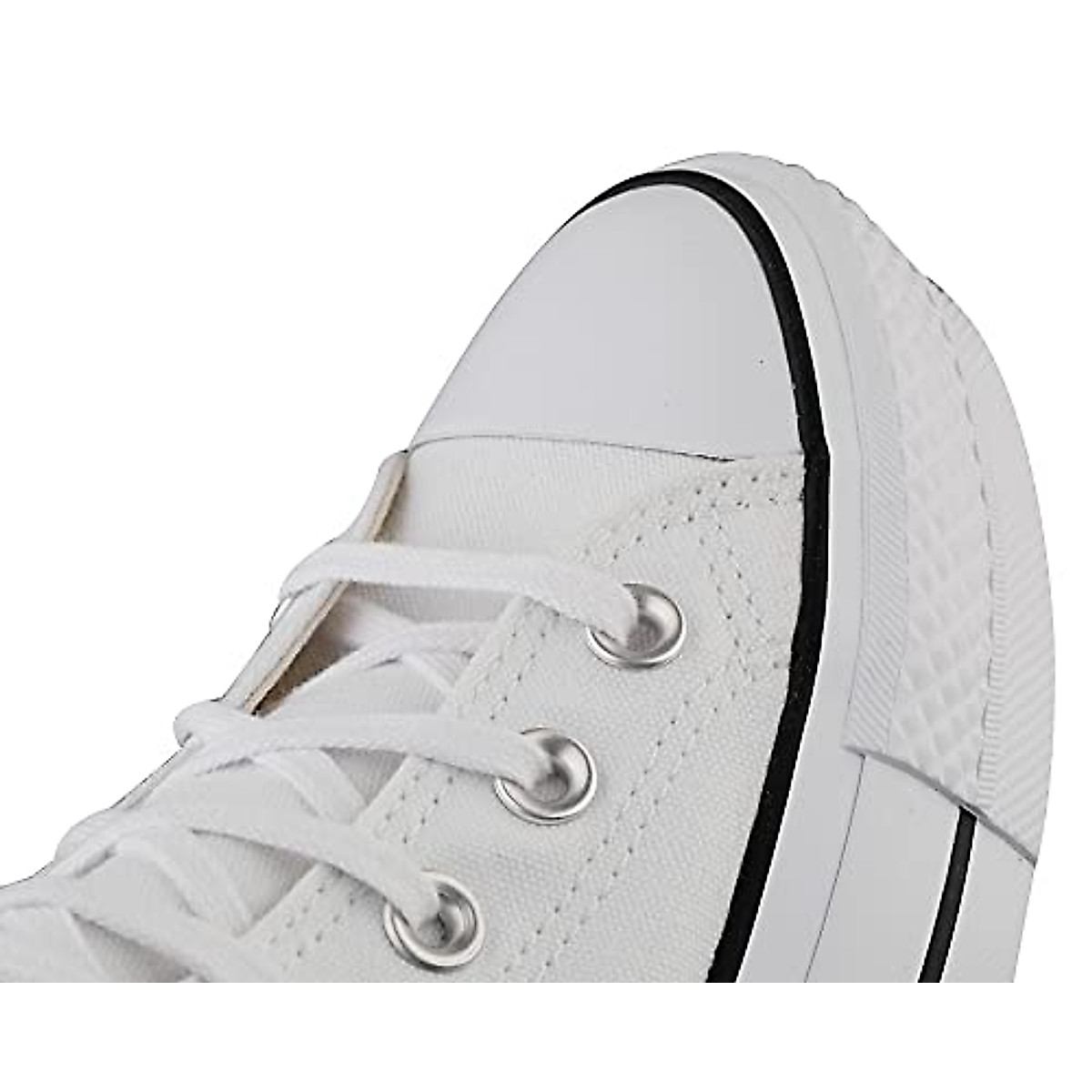 Converse Women's Chuck Taylor All Star Lift High Top Sneakers, White/Black/White, 9 Medium US