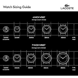 Lacoste 12.12 Men's TR90 Case Quartz Watch with Black Rubber Strap (Model: 2011233)