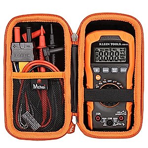 Mchoi Hard Portable Case Compatible with Klein Tools 600V MM400 / MM300 Multimeter (CASE ONLY)