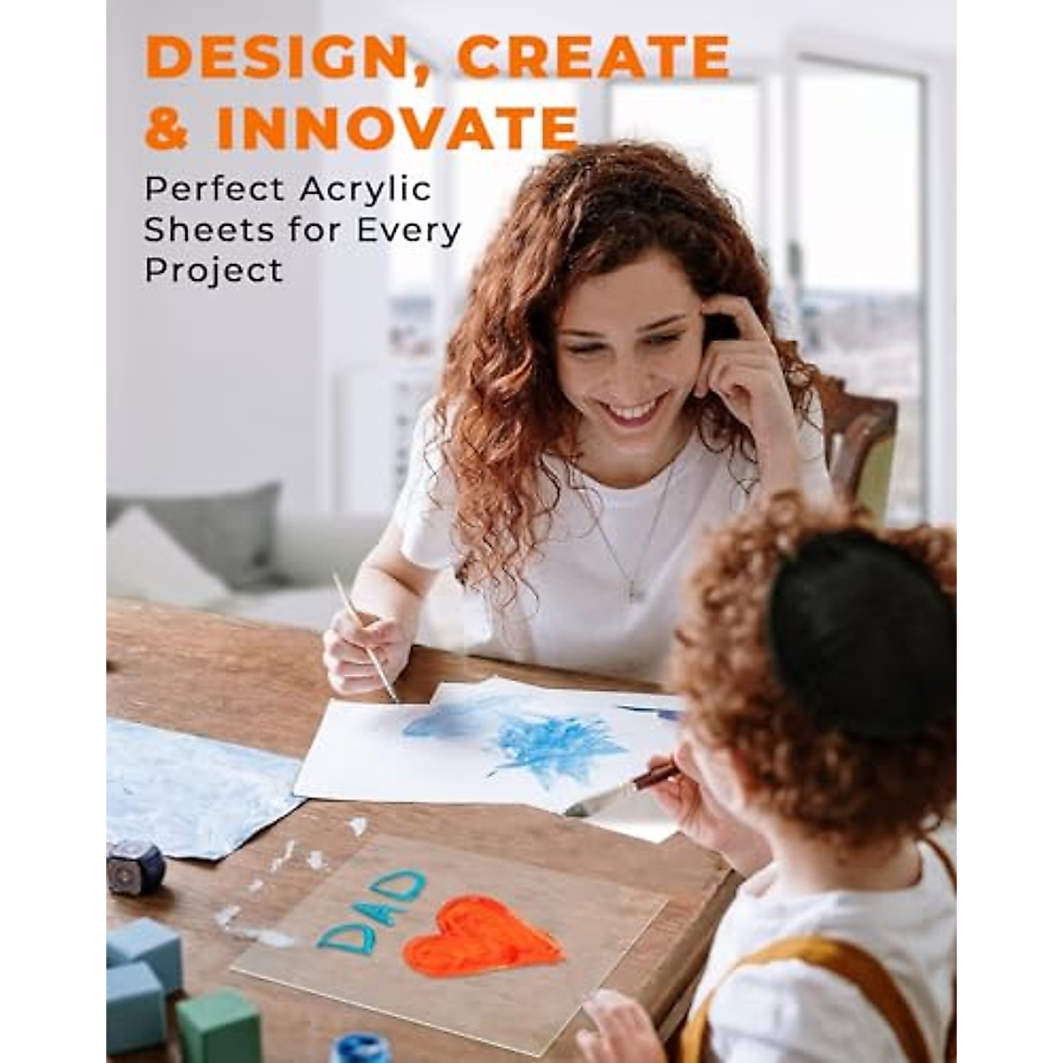 Falken Design Acrylic CL-1/16-2460 Plexiglass Sheet, Clear, 24" x 60" x 1/16"