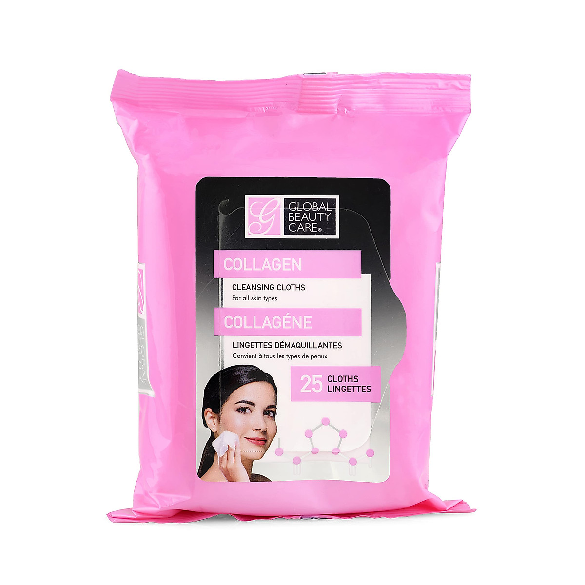 Retinol and Collagen Anti-aging Makeup Cleansing Wipes, 4-pk (100 Wipes) (Collagen)