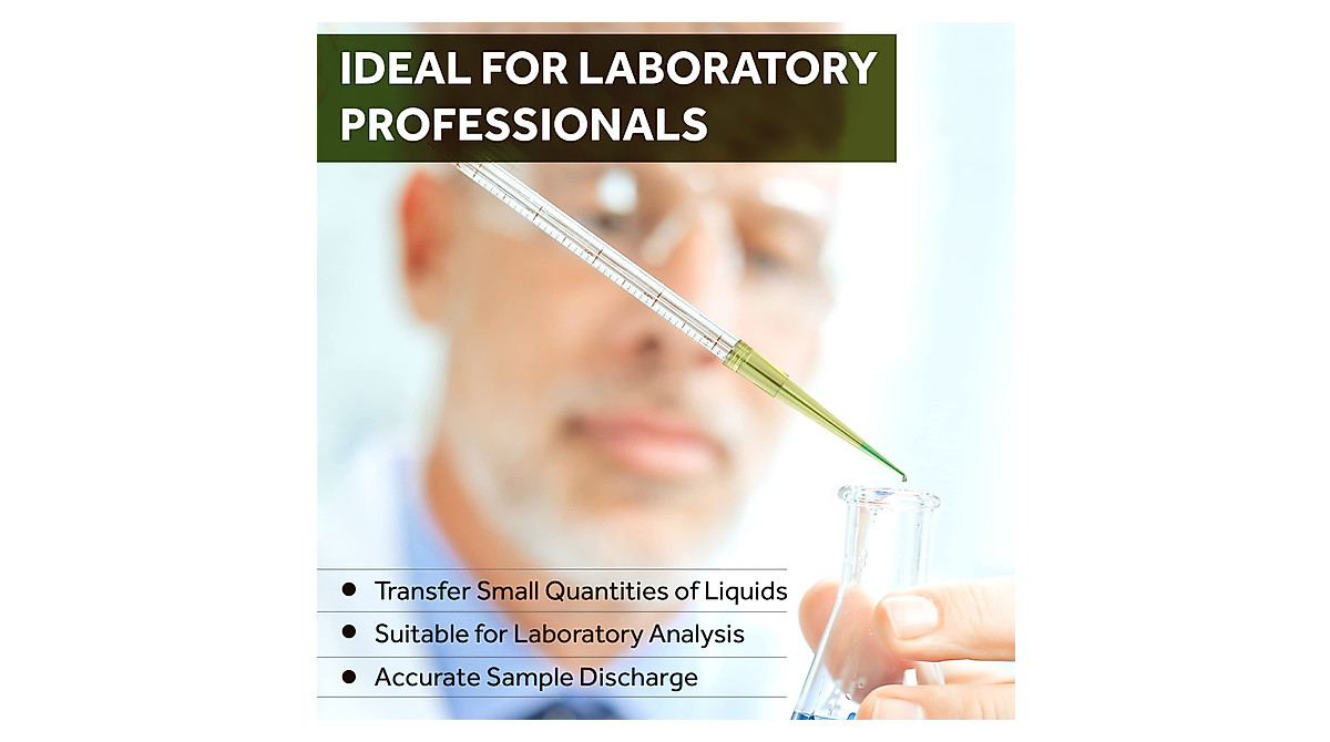 200ul Pipette Tips - 1000 pcs Universal Lab Tips, DNase/RNase Free