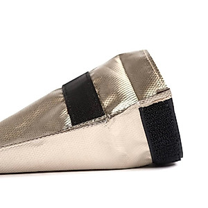 Faraday Defense10 Pack Mega Kit NX3 Triple-Layer Cyber Fabric Faraday Bags. Faraday Bag Sleeves Pouch Signal Shielding, Anti-Hacking, Anti-Tracking, EMP Bag Protection Silver