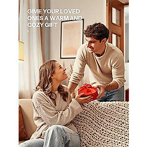 Reemix Electric Warming Tray, Foldable Food Warming Mat with Adjustable Max Temperature 212 Fahrenheit, Auto Shut-Off Food Warmer for for Gatherings, Parties, Everyday Use (Creamy White)