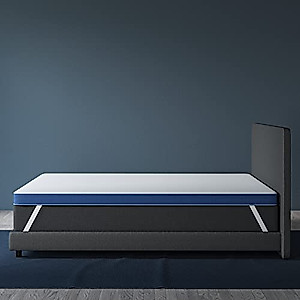 BedStory Extra Firm Mattress Topper Queen, 4 Inch Deep Sleep Memory Foam Mattress Topper for Pressure Relief, High-Density Foam Provides Extra Lumbar Support, 40 Days Trial