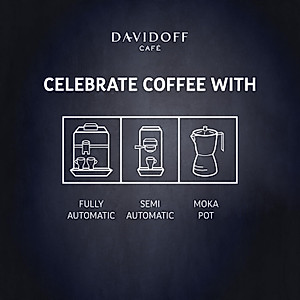 DAVIDOFF Espresso 57 Whole Beans - Dark and Chocolatey - Intense Roast with a Smooth Aroma - 100% Arabica Beans - 10/12 Intensity. 12/12 Roasting. 4/12 Acidity - 1 x 17.63 oz