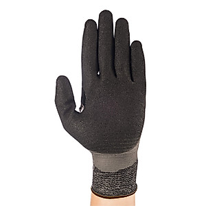 HyFlex 11-939 Cut/Oil Repellent Gloves - Light Weight, Fully Coated, Grip, Size Medium (pack of 12)