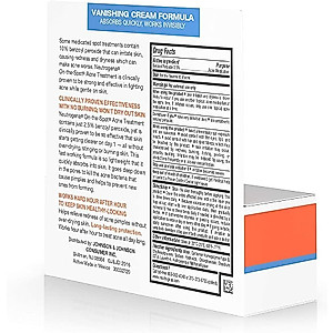 Neutrogena On-The-Spot Acne Spot Treatment with 2.5% Benzoyl Peroxide Acne Treatment Medicine to Treat Face Acne, Gentle Benzoyl Peroxide Pimple Gel for Acne Prone Skin,.75 oz (Pack of 2)