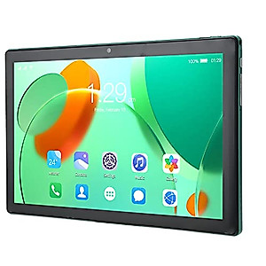10.1 Inch HD Tablet Green 4G LTE 5G WiFi 8GB RAM 256GB ROM Octa Core CPU 7000mAh Dual Camera Tablet PC ，100‑240V (US Plug)