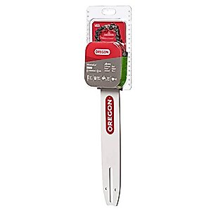 Oregon Chainsaw Guide Bar & Chain Combo, AdvanceCut Replacement for Saw Chains, Bar Length 12" (30cm) with Low Kickback Chain Set, 3/8" Pitch, 0.050" Gauge, 45 Drive Links (27792), Gray