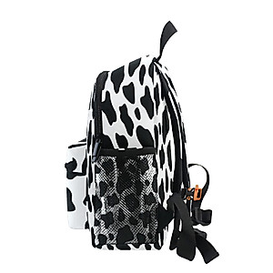 Preschool Backpack Cow Print Backpack Cute School Bag Bookbag for Elementary Toddler Kindergarten