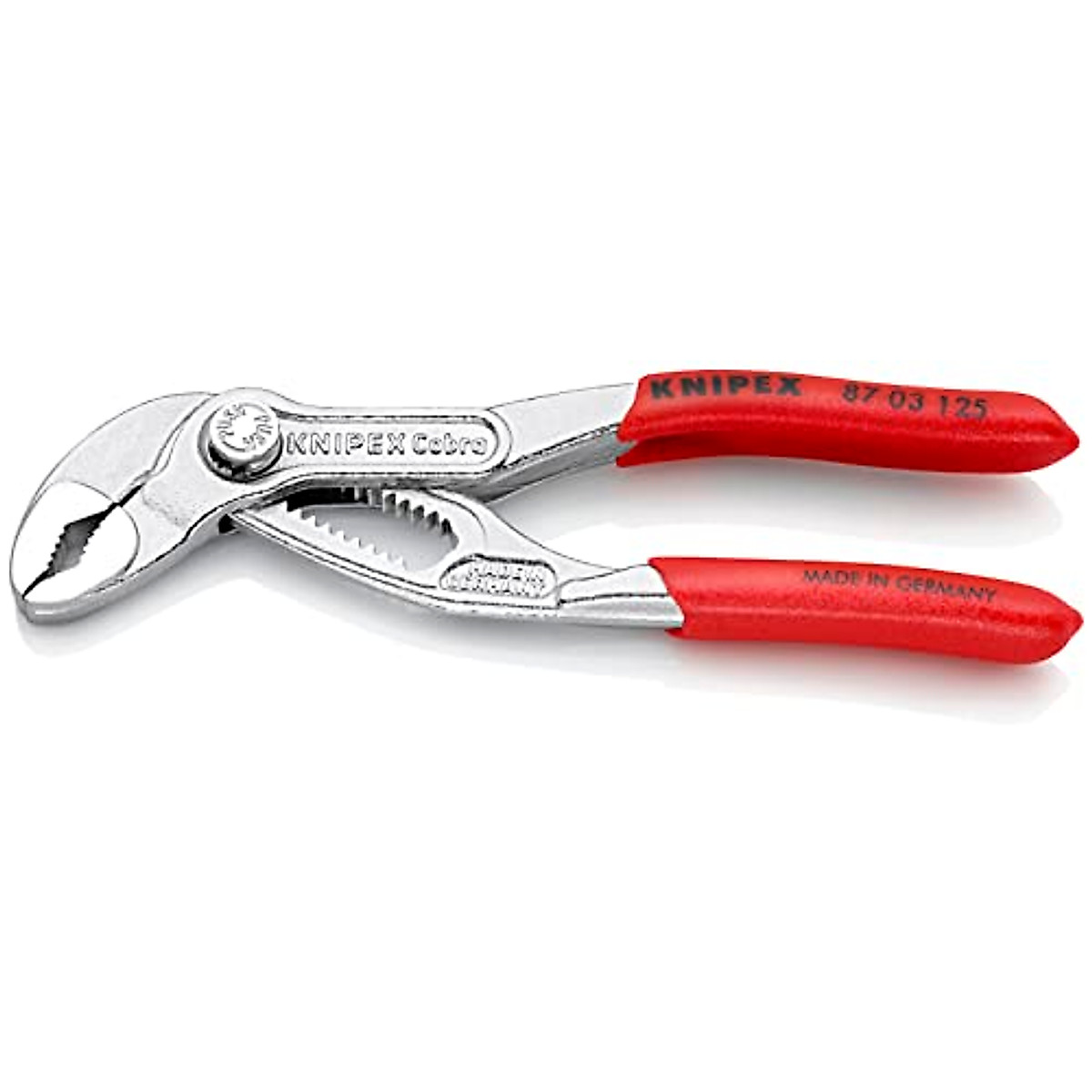 Knipex 87 03 125 Water Pump Pliers "Cobra" 4,92" chrome plated