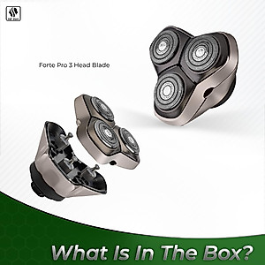 Skull Shaver Forte PRO 3 Head Replacement Blade | Electric Shaver Replacement Heads