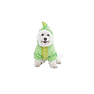 Spooktacular Creations Dinosaur Hoodie Pet Costume for Cat and Dog Halloween Dress Up Party and Pet Cosplay (Medium)