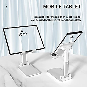BICEUKI Cell Phone Stand for Desk,Phone Holder with Stable Anti-Slip,190g Increase Weight be Stable,Compatible with iPhone 13 12 Mini 11 Pro Xs Max XR X 6 7 8 Plus (Black)