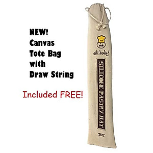 Sili Bake Silicone Pastry Mat with Measurements. Finally a Baking Mat That Actually Works. Designed in the USA. Extra Large 26” x 18”