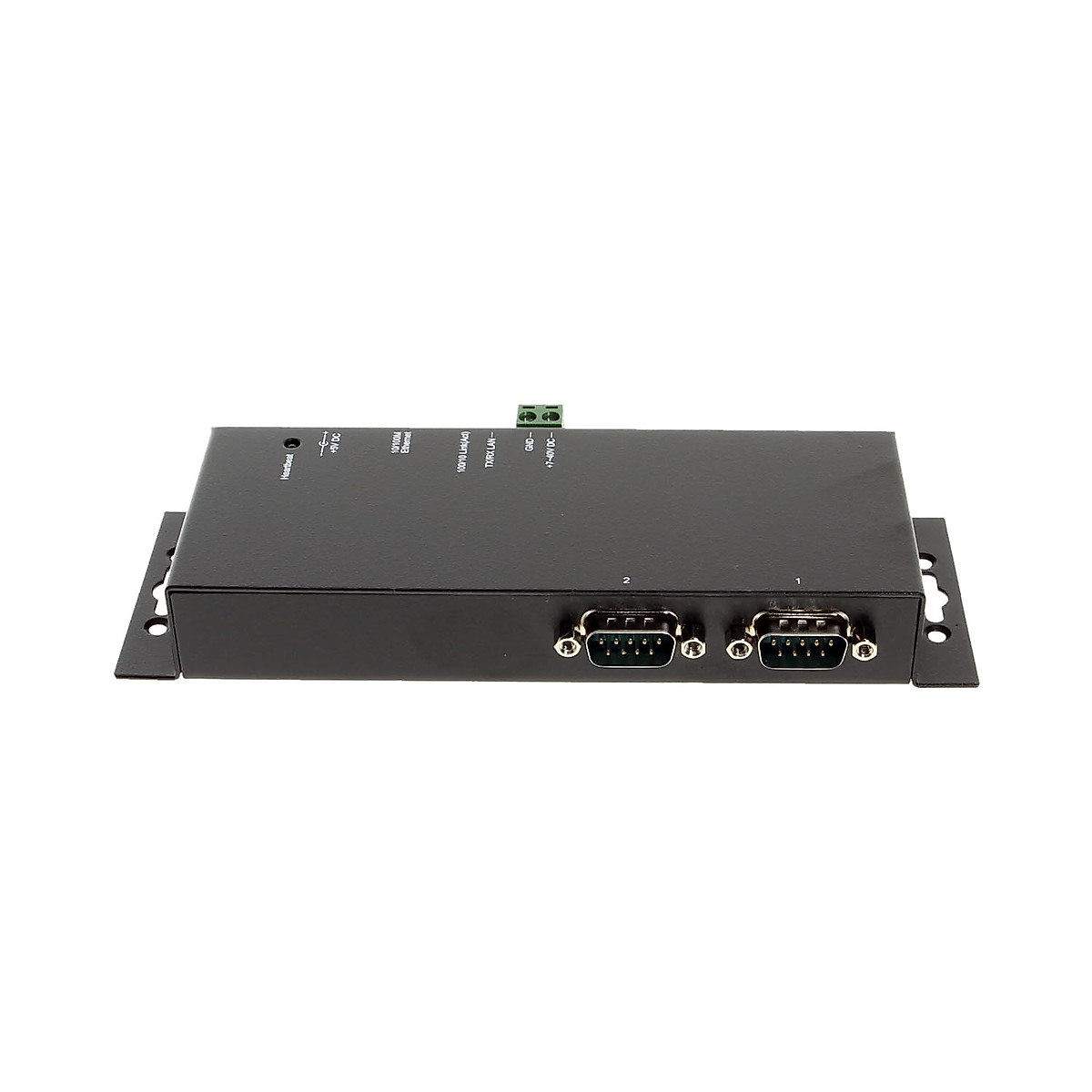 SerialGear Industrial 2-Port RS-232 to Ethernet Data Gateway TCP/IP
