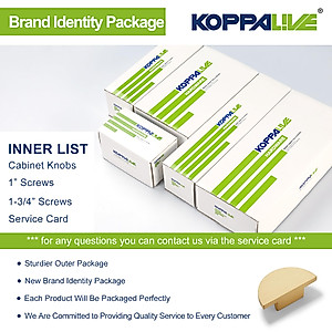 KOPPALIVE 5 Pack Solid Brass Dresser Drawer Pulls,Semicircle Kitchen Cabinet Knobs and Handles, Gold Knobs for Cabinet and Drawer, Modern Copper Furniture Handles, Brushed Finish Furniture Hardware