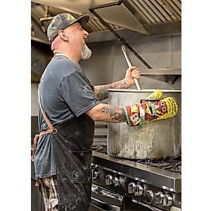 Blue Q Funny Oven Mitt, I'm Gonna Fuck This Food Up (in a Good Way). Super-Insulated Quilting, Comfy, Natural-Fitting Shape, 100% Cotton.