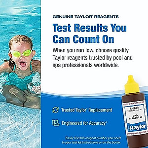 Taylor Technologies Taylor Tech R-0002-C No.2 Reagent DPD Liquid for Swimming Pool, 2-Ounce, As Shown