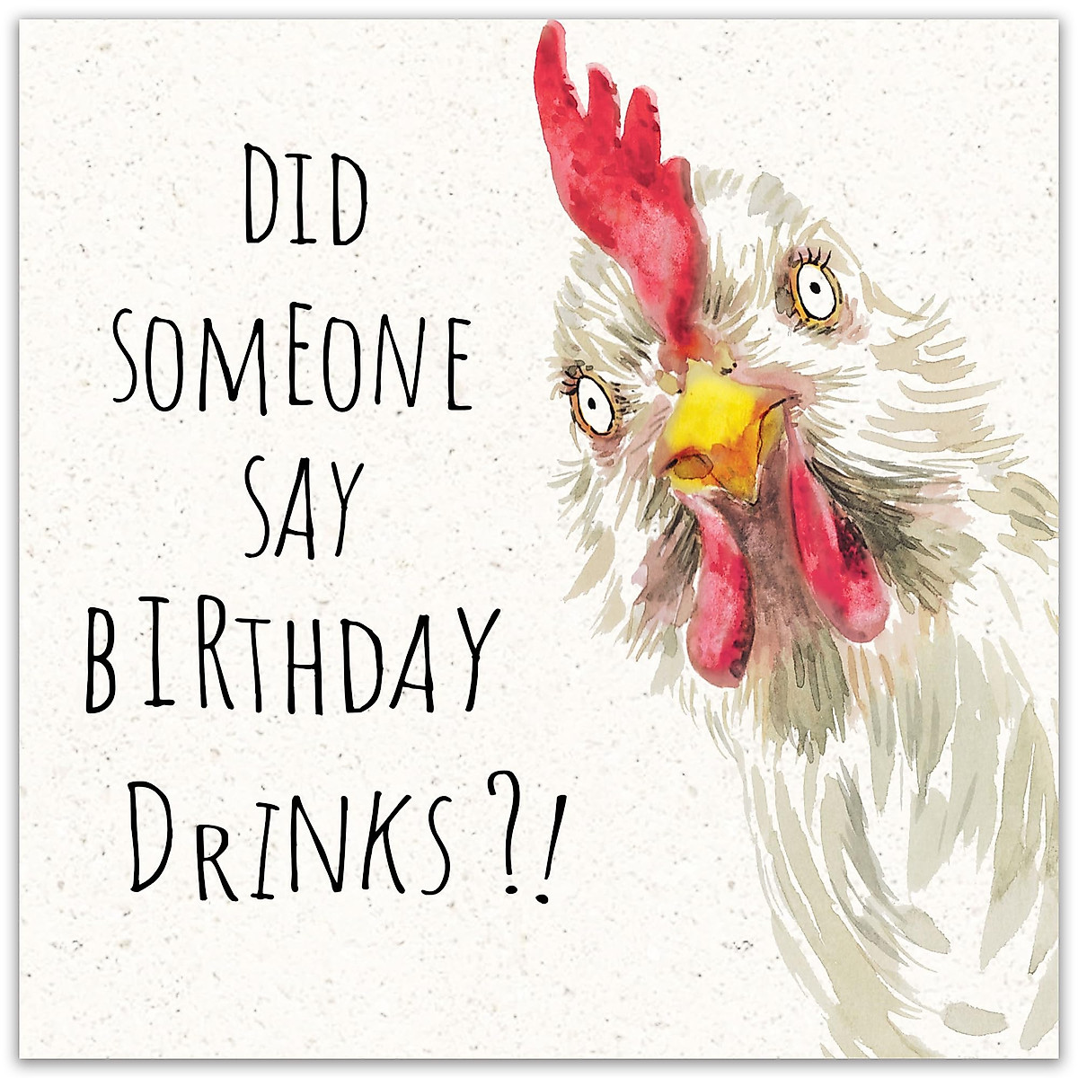 Twizler Funny Birthday Card Chicken – Funny Card Birthday – Happy Birthday Card – Funny Birthday Card Men – Funny Birthday Card Women – Funny Birthday Card For Him – Funny Birthday Card For Her