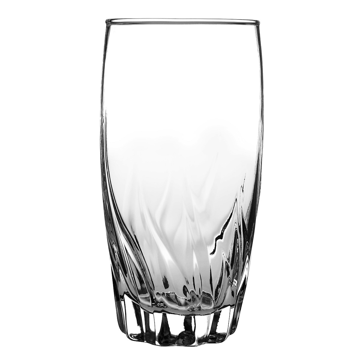 Anchor Hocking 16 Ounce Central Park Drinking Glasses (4-piece, clear, dishwasher safe)