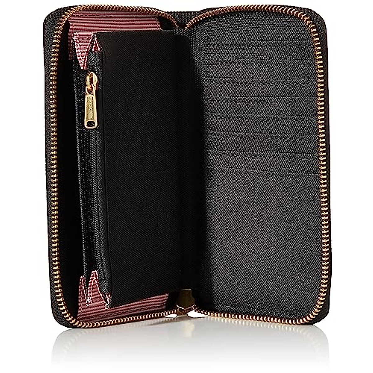 Herschel Thomas Polyester Wallet,Rfid Blocking, Black/Black Crosshatch