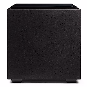 Definitive Technology Descend DN8 8" Subwoofer (2021 Model) - Digitally Optimized for Movies & Music, New 3XR Architecture, 500W Peak Class D Amplifier & (2) Pressure-Coupled 8" Bass Radiators, Black