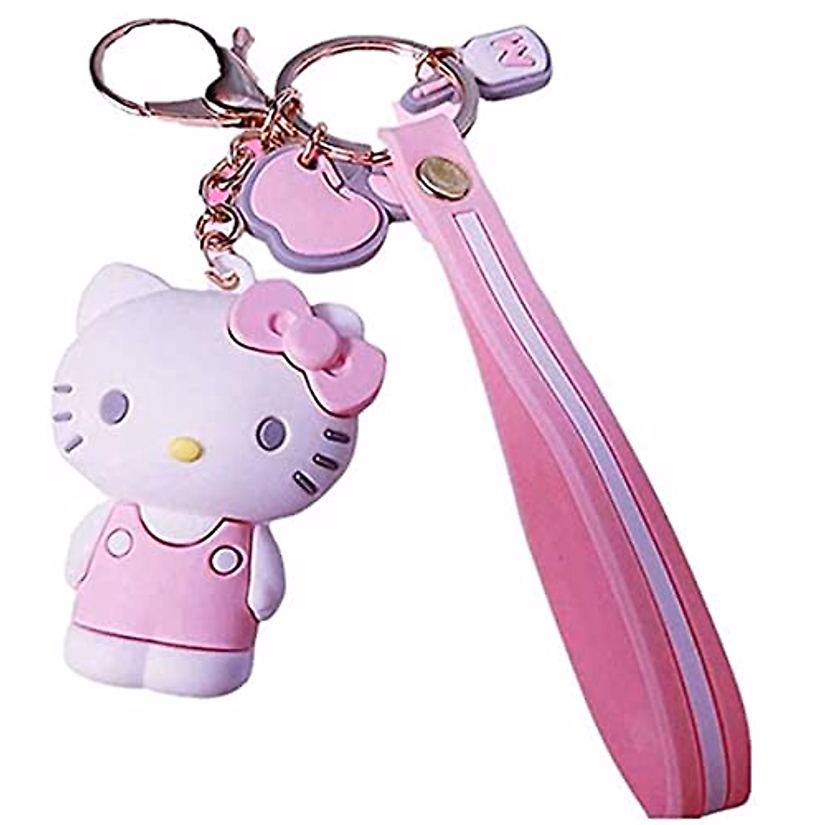 Hello Kitty Key Chain for Girls Women | Sanrio Figures Birthday Gift Bag Accessories (Hello Kitty 1)
