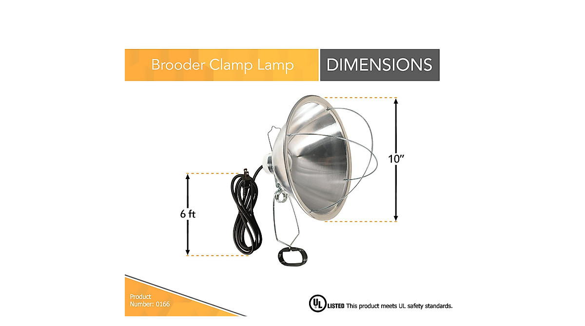 Woods Clamp Lamp - Versatile Indoor Grow Light
