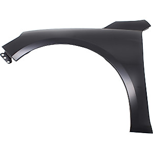 Evan Fischer Front Fender Compatible with 2016-2018 Chevrolet Malibu Primed Steel CAPA Driver Side