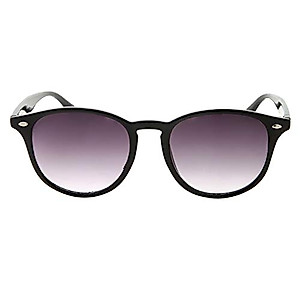 grinderPUNCH Full Lens Reading Sunglasses | Classic Outdoor Reader Glasses | Men and Women (Black, 2.50)