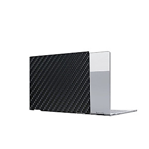 Synvy [2 Pack] Back Protector Film, compatible with Google Pixelbook 12.3" Black Carbon TPU Guard Skin Sticker [ Not Front Tempered Glass Screen Protectors ]