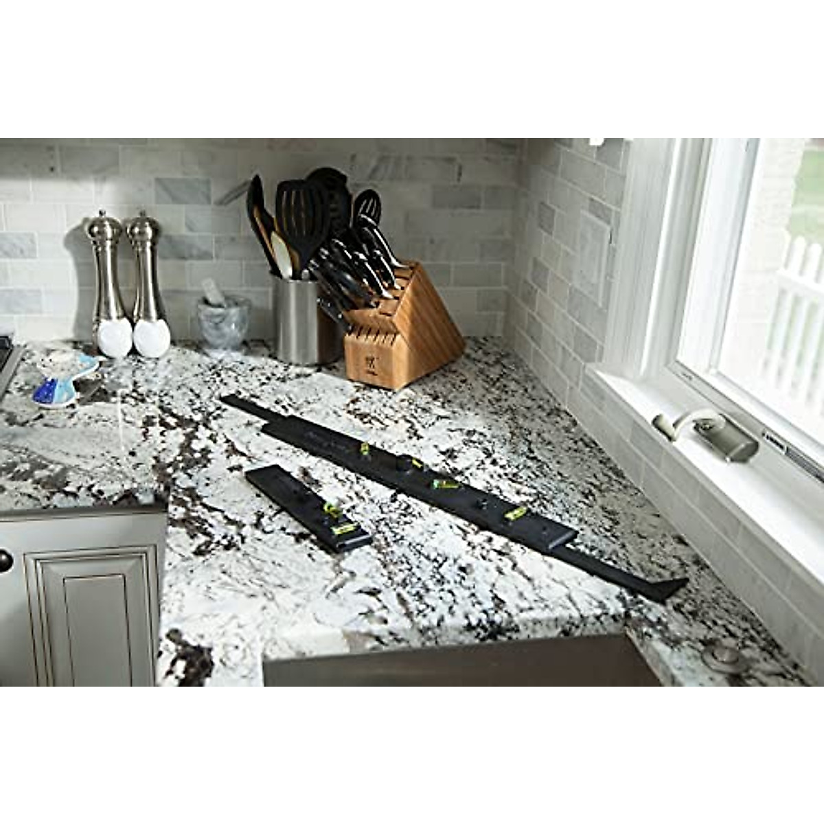 Picture Hanging Tool - The Hanging and Leveling Tool so You get it Perfect The First time. (2-Size Bundle Pack) – Use Never Measure Picture Hanging Kit to Easily Hang Pictures, Collages, and Frames!