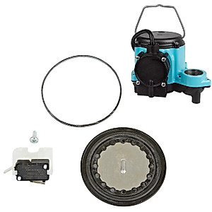 Little Giant SPRK-2 Sump Pump Diaphragm Switch Repair Kit WITHOUT Casing, Black, 599320